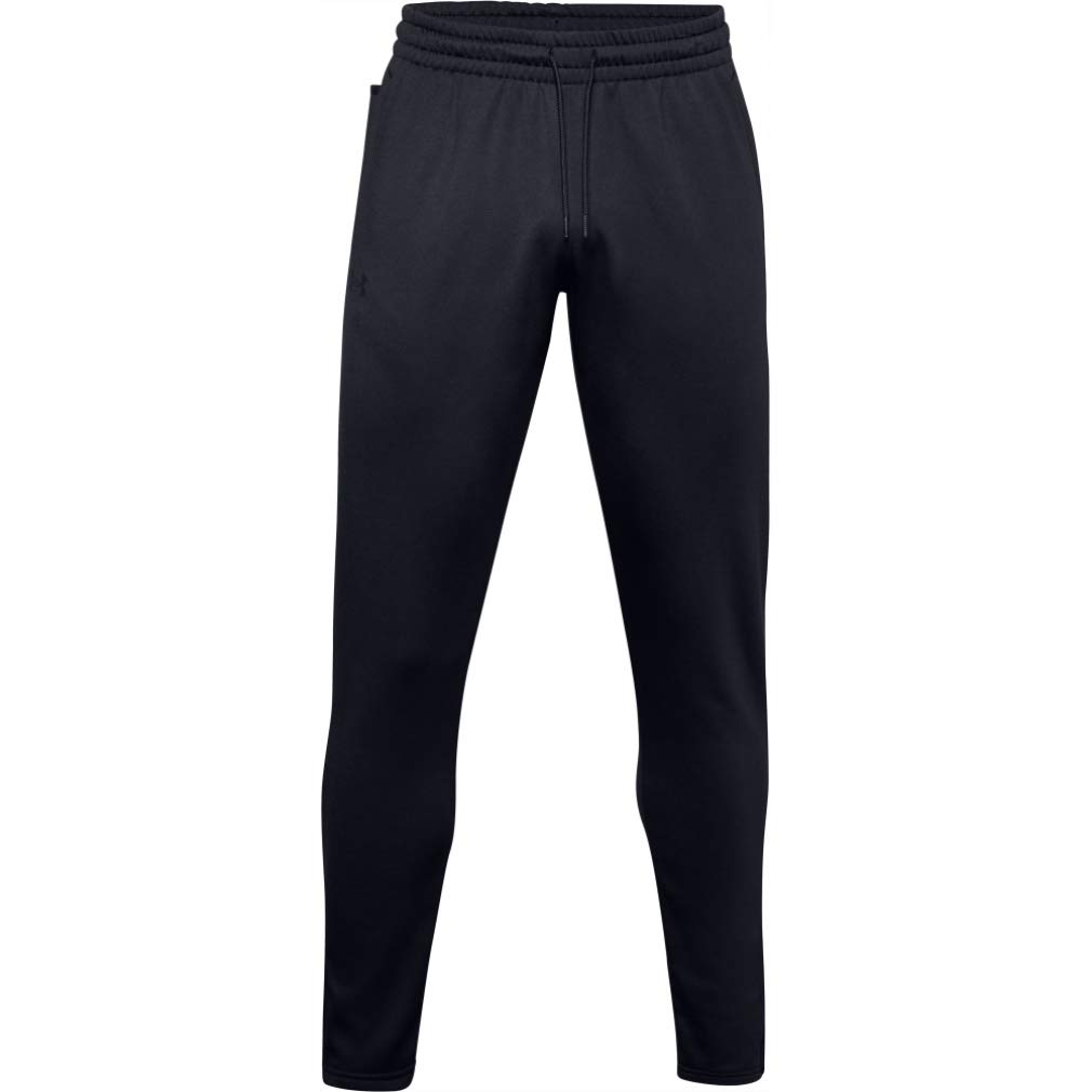 Under Armour Mens Armour Fleece Pants , Pitch Gray (012)/Black , Large