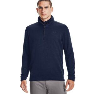 under armour mens storm snap fleece 1/2 zip t-shirt , academy blue (408)/academy blue , xx-large