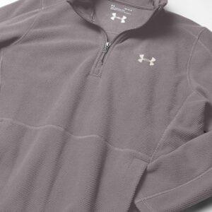 Under Armour Zephyr Fleece Solid Long Sleeve ¼ Zip, Brown Umber (281)/Highland Buff, Medium