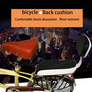 Together-life Rear Mounted Child Bike Seats, Bicycle Rear Seat Cushion Armrest Set Kid Child Carrier with Cushion, Backrest and Armrest Handrail