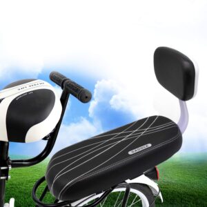 Together-life Rear Mounted Child Bike Seats, Bicycle Rear Seat Cushion Armrest Set Kid Child Carrier with Cushion, Backrest and Armrest Handrail