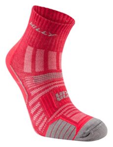 hilly women's twin skin anket, magenta/grey marl, small