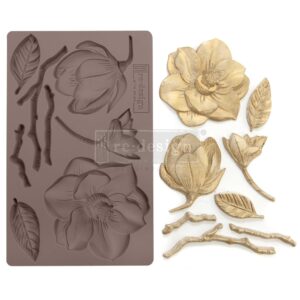 prima marketing 643119 redesign mould 5x8 wntr, winter blooms