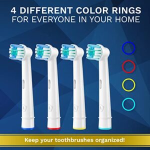 Aster Replacement Toothbrush Heads - 16 Pack, Compatible with Oral-B Braun Professional Electric Precision Clean Brush Heads Refill for 7000/Pro 1000/9600/ 5000/3000/8000