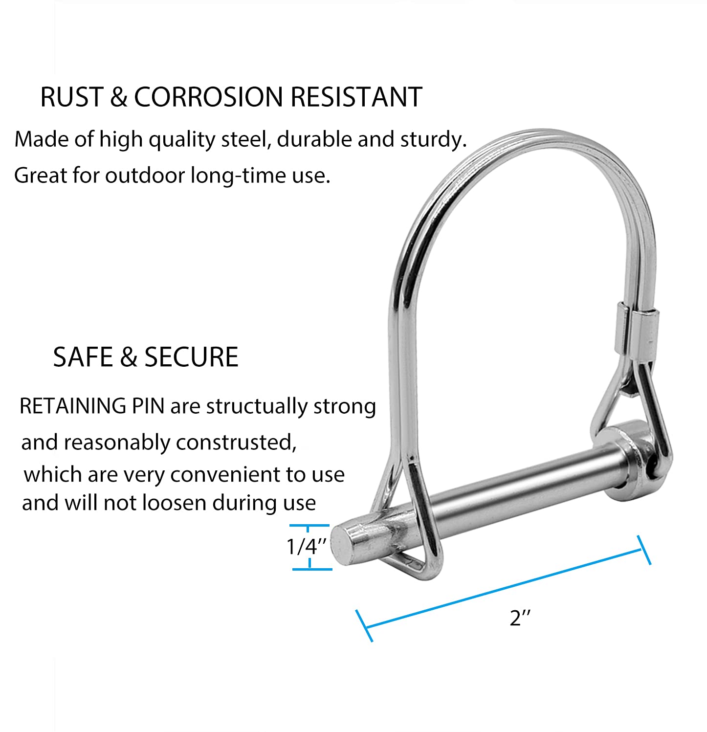 Thinvik 12.2MM Steel Hitch for Burley Trailer, Baby Bike Trailers Replace Attachment- Kids Burley Bee Bike Trailer Hitch Coupler Attachment - Children Trailers Adapter Replacement Connector(90°)