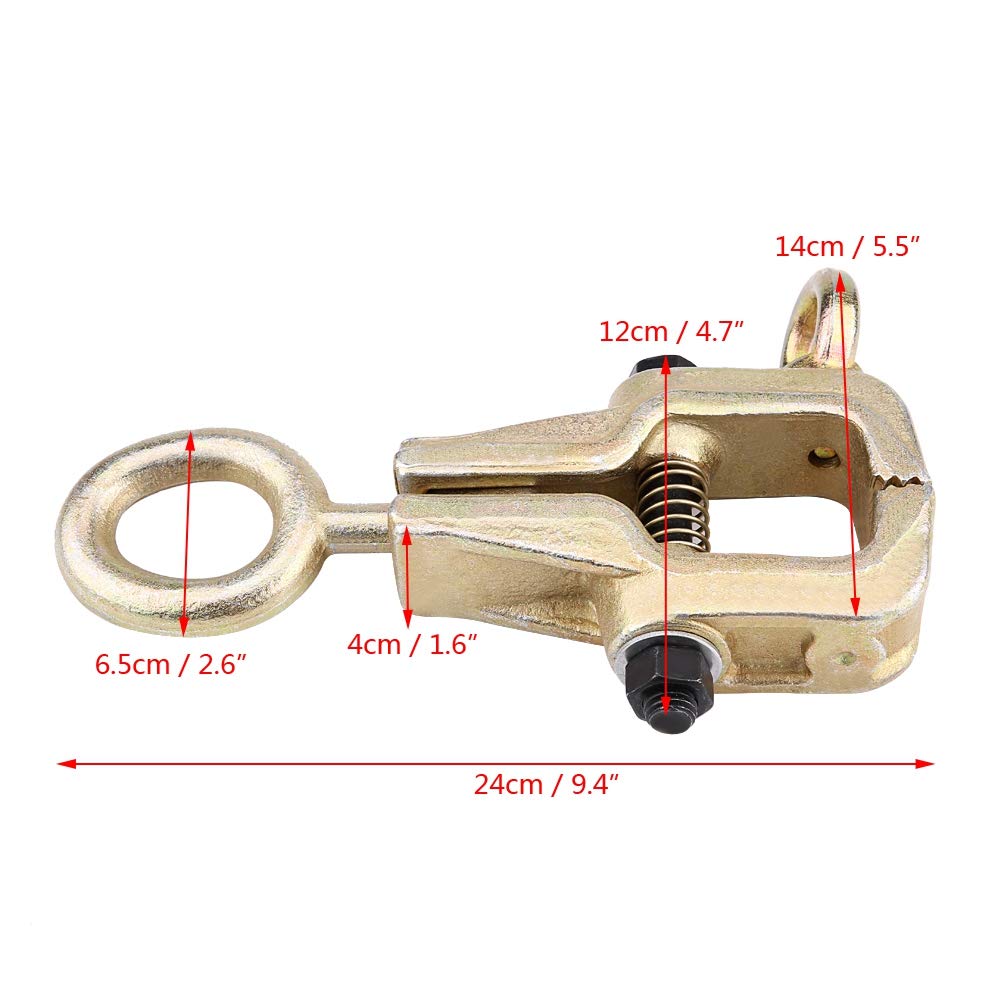 2-Way Top & Straight Auto Repair Body Clamp, 5 Ton/ 11000 Lbs Self-Tightening Frame Grips for Car Vehicle Heavy Duty