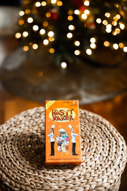 Hasty Baker Family Card Game - A Race to Collect Ingredients and Complete Recipes, for Families, Adults, Kids, Ages 7+, 2-6 Players, by GoChuckle