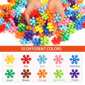 330 pcs Building Blocks, Educational Building Toys Stem Toys Building Discs Sets Interlocking Solid Plastic for Preschool Toddlers Girls and Boys by Winlip