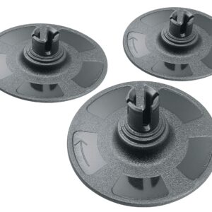 Bosch Home and Garden 2609256F54 Bosch Professional 3 Stück Schleifteller (Ø 38 mm, Zubehör Exzenterschleifer) Pack of 3 Sanding Discs (Diameter, Accessories Eccentric Sanders)