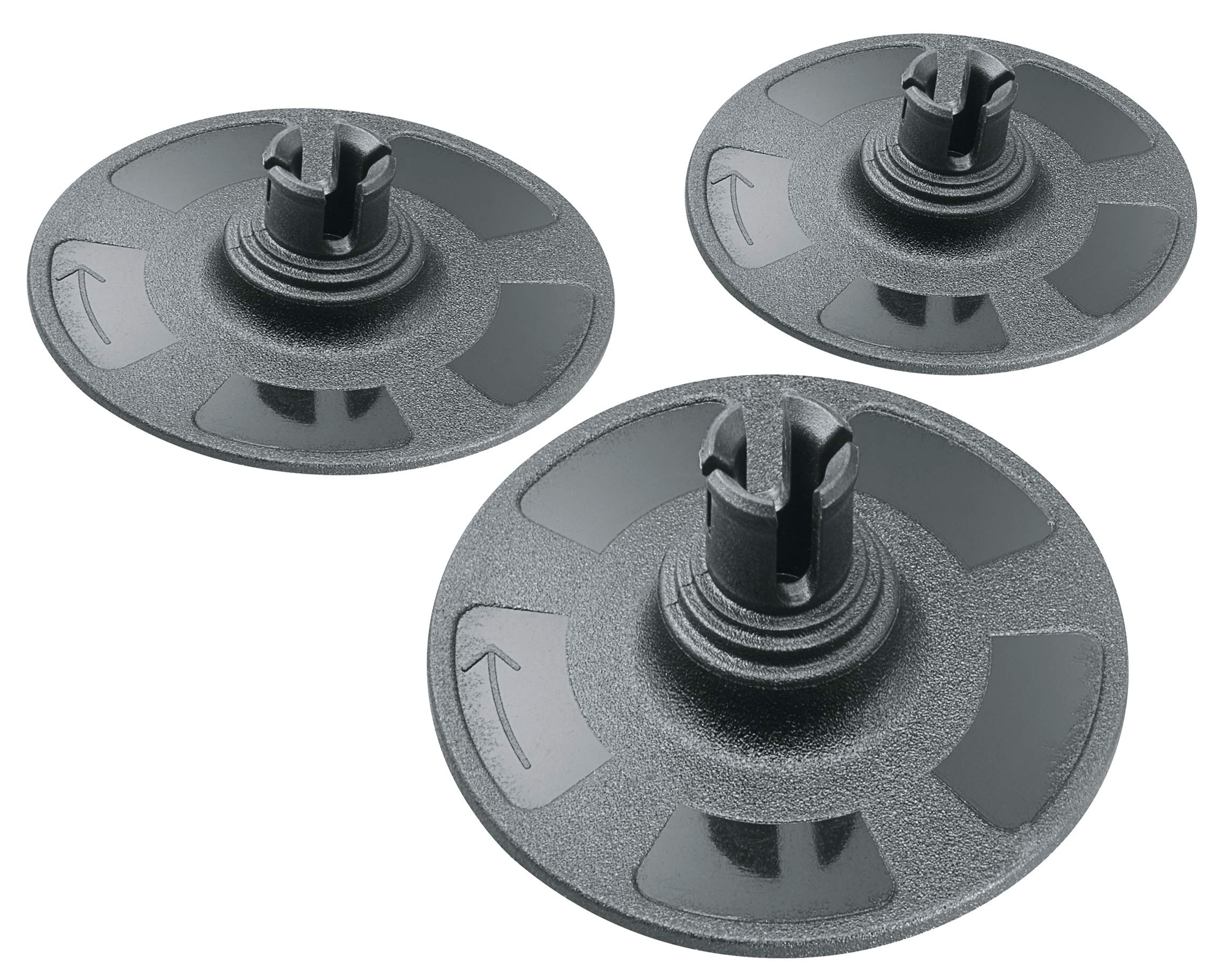 Bosch Home and Garden 2609256F54 Bosch Professional 3 Stück Schleifteller (Ø 38 mm, Zubehör Exzenterschleifer) Pack of 3 Sanding Discs (Diameter, Accessories Eccentric Sanders)