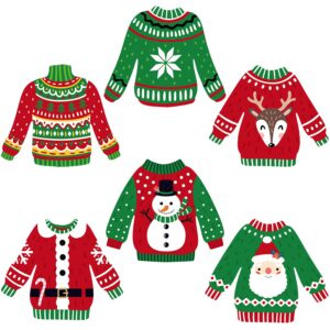 ugly sweater party decorations ugly christmas cutouts holiday party decor ugly sweater shaped paper diy cut-outs