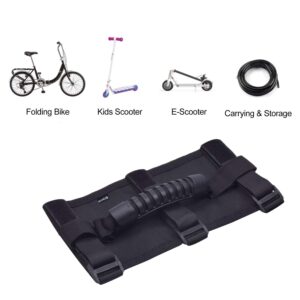 Epessa Hand Carrying Handle Strap for Kick Scooter Electric Scooter Folding Bike, Scooter Carry Strap with Innovative Gel Non-Slip,Compatible with Segway ES1/ES2/ES3/MAX Mijia M365/M365 Pro