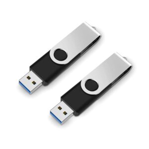 aiibe 2 pack 128gb usb 3.0 flash drive thumb drive 128gb 128g usb drive 128 gb flash drive usb 3.0 - black