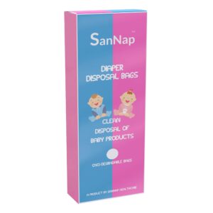 SanNap Baby Diaper Disposal Bags (50 Bags)