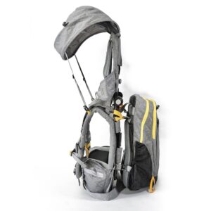 oe shoulder hiking carrier for child and toddler with sunshade and detachable backpack by our expedition