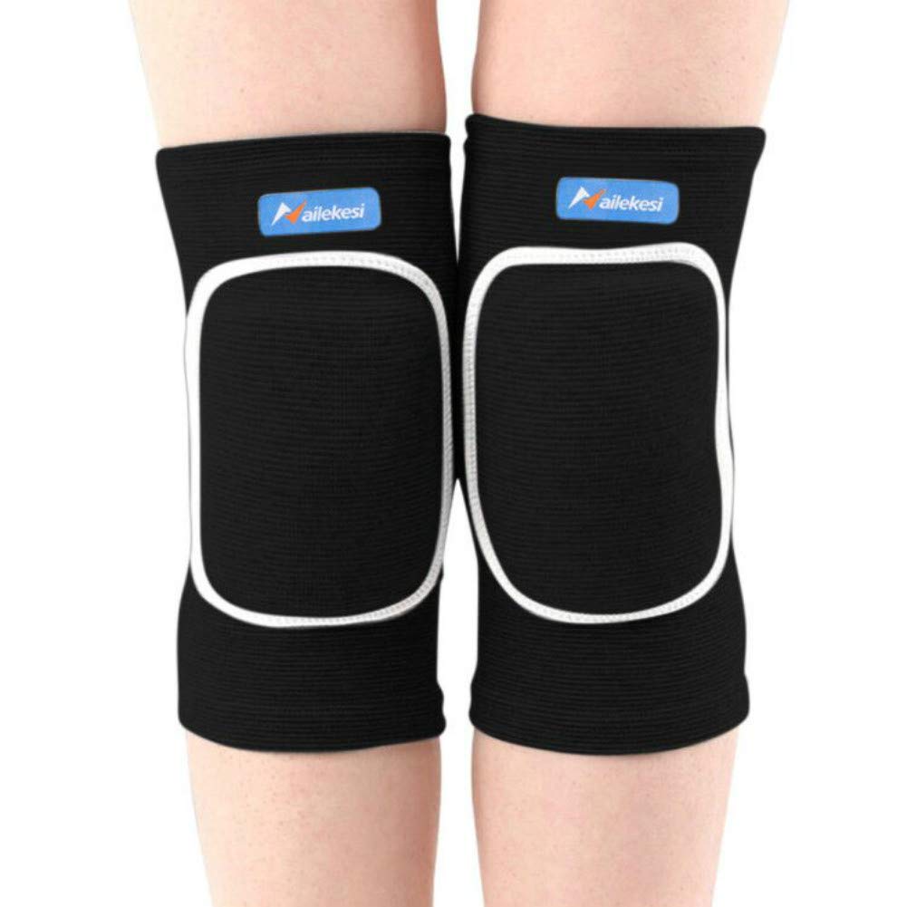 JUMISEE Kids Boys Girls Anti-Slip Padded Sponge Protective Knee Pads, Flexible Elastic Knee Brace Knee Support for Dance Football Volleyball Skating Basketball Sports for Teenagers