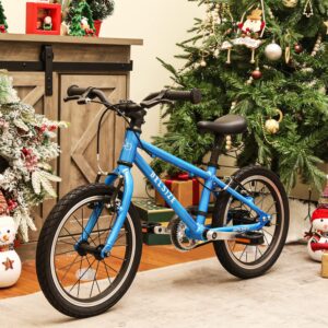 A11N SPORTS BELSIZE 16-Inch Belt-Drive Kid's Bike, Lightweight Aluminium Alloy Bicycle(only 12.57 lbs) for 3-7 Years Old (Blue)