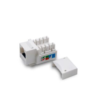 (100-pack) cat6 keystone jack - [ul listed] - ethernet wall jack - wall cat6 - cat6 network coupler - keystone jack - cat5/5e/6 compatible - cat6 network coupler