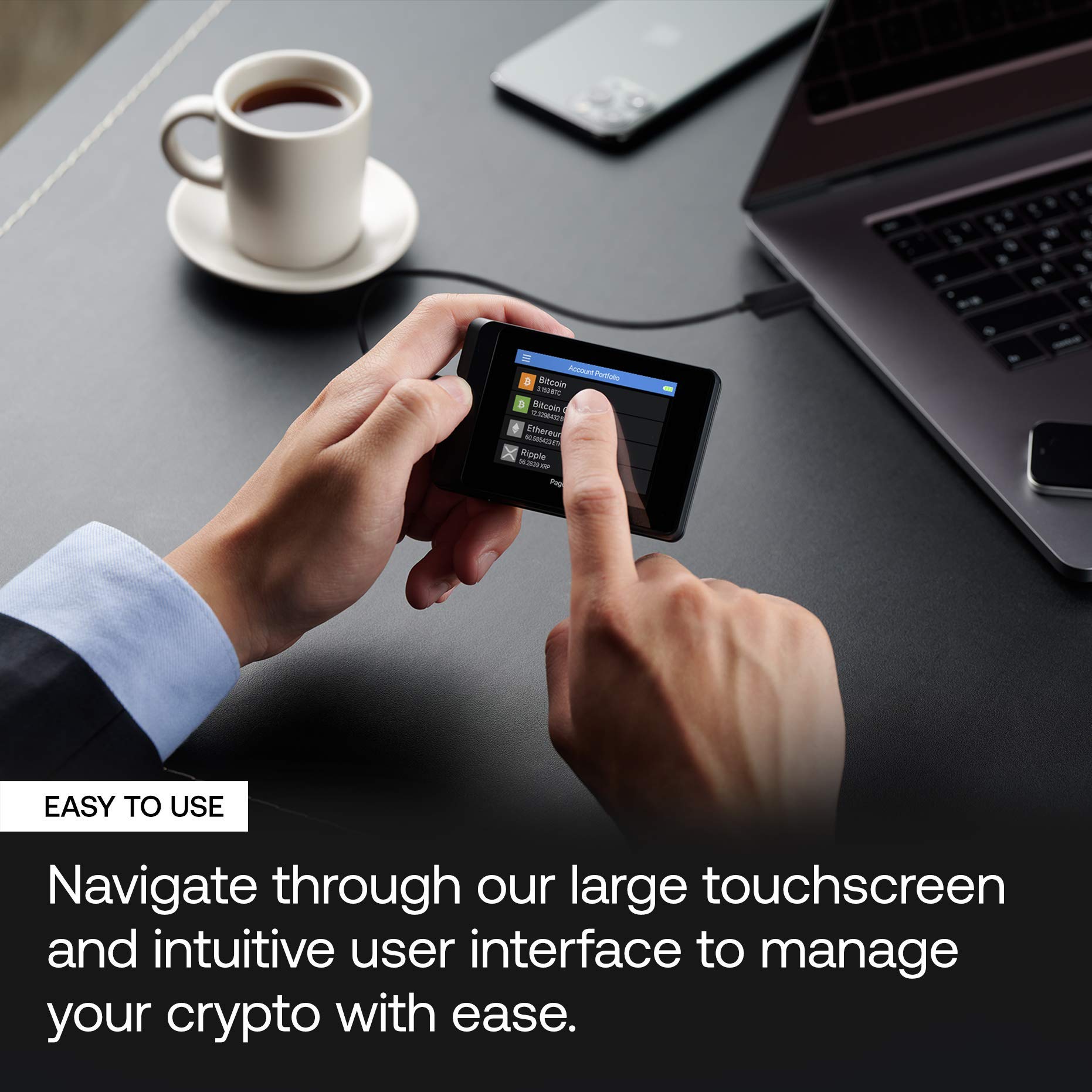 SecuX Crypto Wallet Bundle - V20 + W10 Hardware Wallet - w/Touch Screen, USB & NFT Support - Easily Manager Your Bitcoin, Ethereum, BTC, ETH, LTC, Doge, BNB, Dash, XLM, ERC20, BSC and More