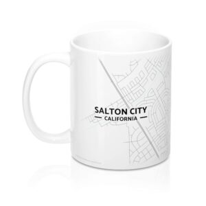 Hometown Bias Salton City, California CA Map Mug (11 oz)