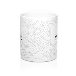 Hometown Bias Salton City, California CA Map Mug (11 oz)