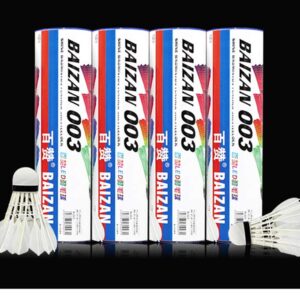 [8 Pack] LED Badminton Set, Shuttlecock Dark Night Glow Birdies Lighting Outdoor Indoor Sport Activities,Colorful