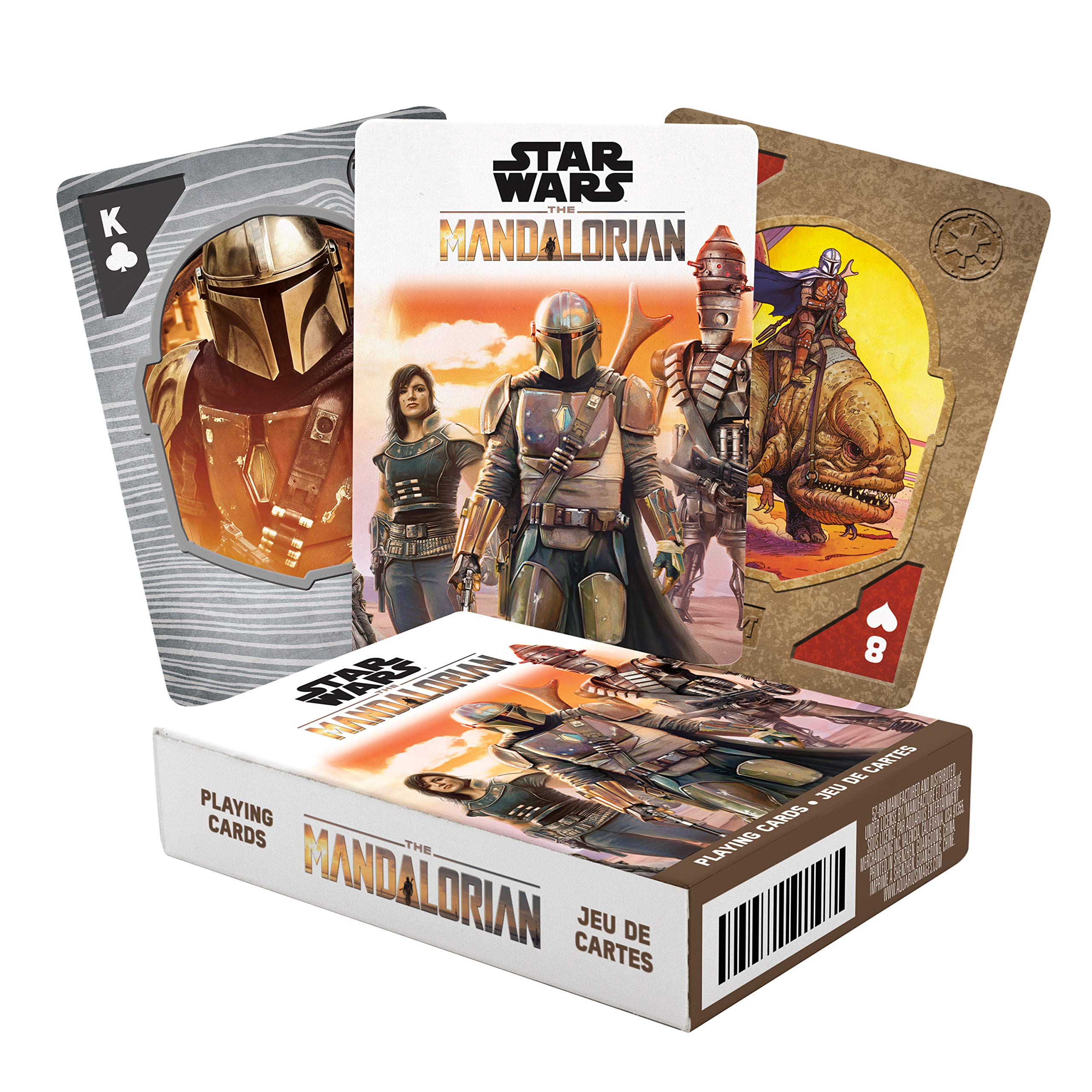 AQUARIUS Star Wars Playing Cards - The Mandalorian Themed Deck of Cards for Your Favorite Card Games - Officially Licensed Star Wars Merchandise & Collectibles