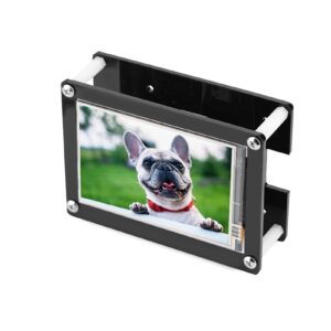 eboxer 3.5 inches 1080p ips display for raspberry pi, touch screen lcd display with black acrylic case, hdmi monitor for raspberry pi, pc computer diy set, tablet replacement part