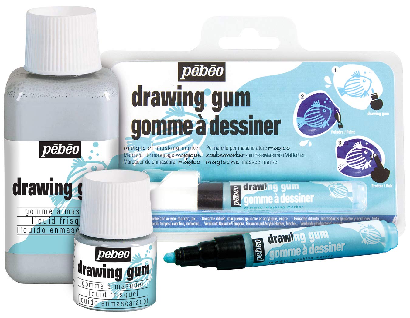 Pebeo Drawing Gum Marker 4mm-Latex Free