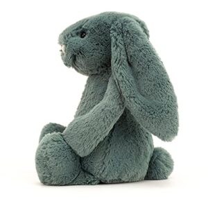 Jellycat Bashful Forest Bunny Stuffed Animal, Medium 12 inches