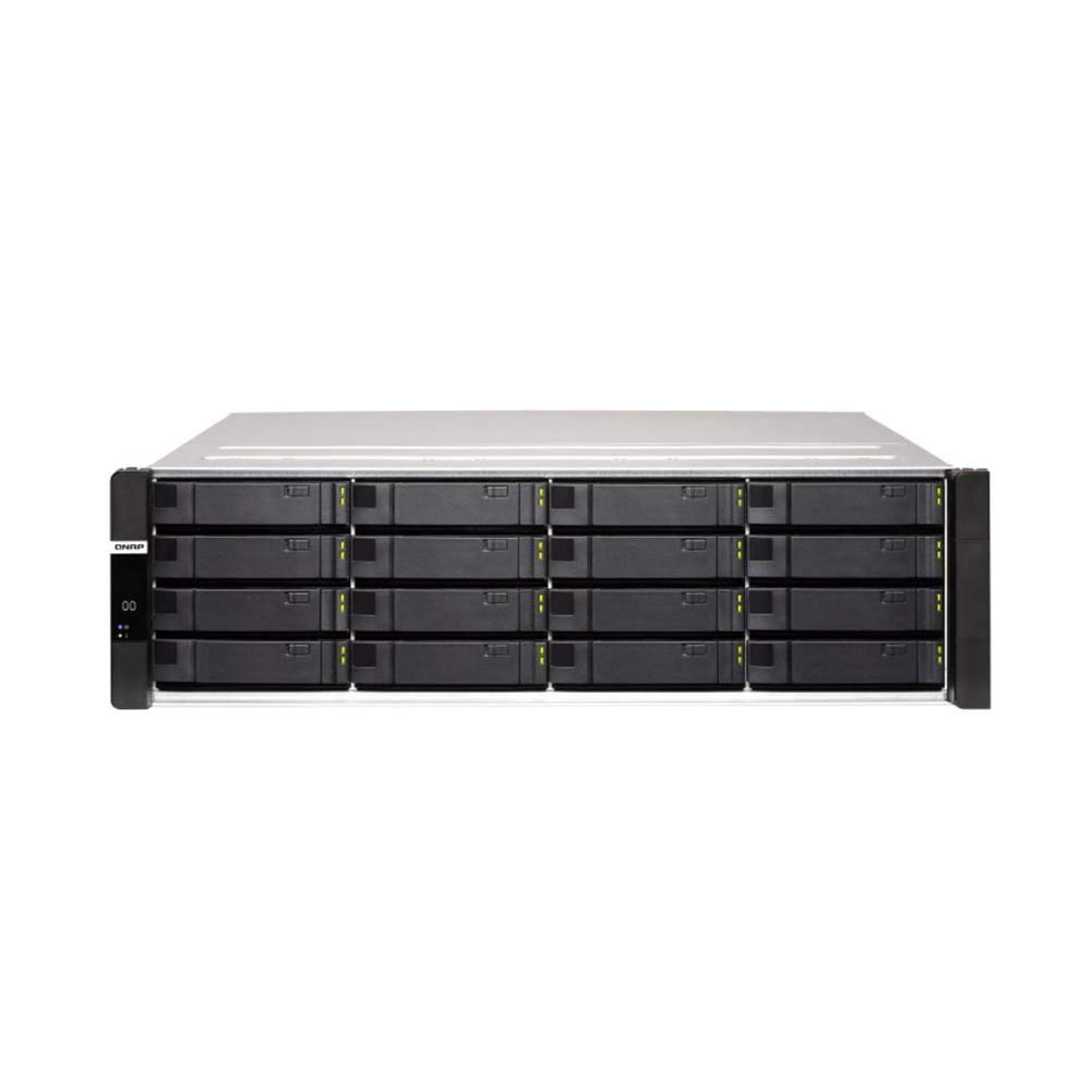 QNAP ES1686dc-2142IT-96G 16-Bay Dual Controller ZFS NAS and iSCSI/IP-SAN. 3U, SAS 12G Network Storage