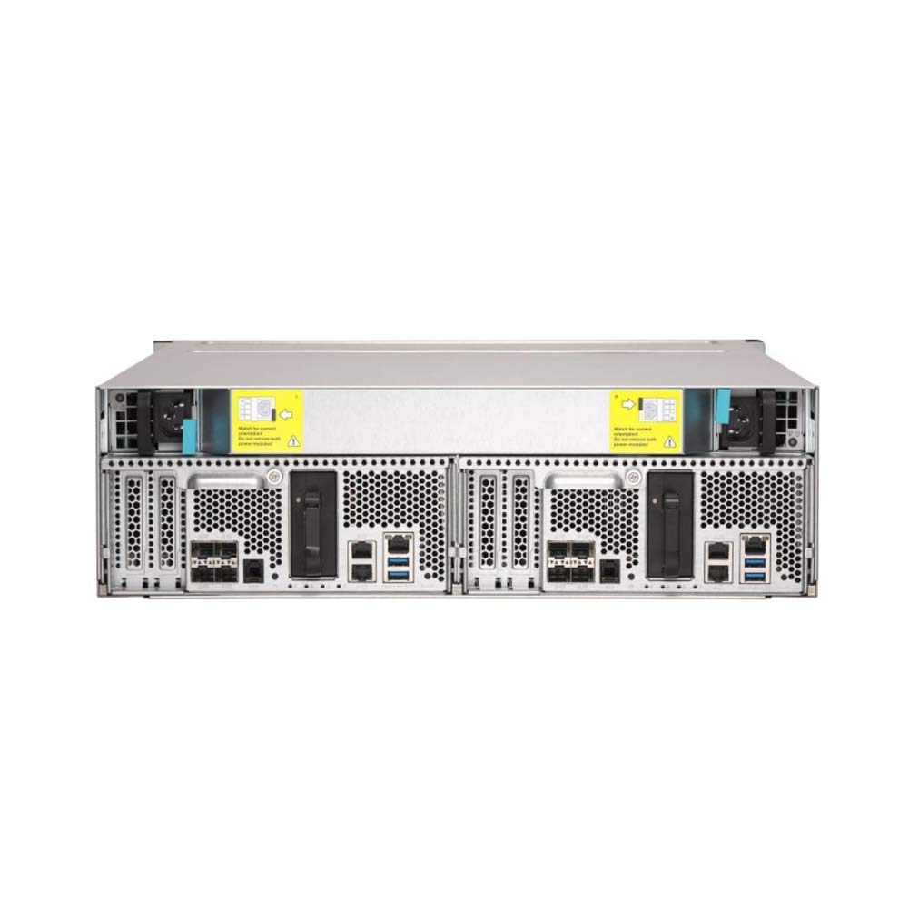 QNAP ES1686dc-2142IT-96G 16-Bay Dual Controller ZFS NAS and iSCSI/IP-SAN. 3U, SAS 12G Network Storage