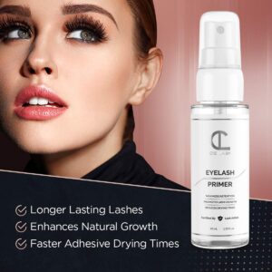 Eyelash Extension Primer/Pre-Treatment (40ml) - Professional Lash Cleanser & Protein Oil Remover For Individual Mink Eyelash Extensions | Increases Retention & Glue Drying Time | Lash Tech Supplies