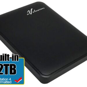 Avolusion 2TB USB 3.0 Portable PS4 External Hard Drive (PS4 Pre-Formatted) HD250U3-Z1-2TB-PS - 2 Year Warranty