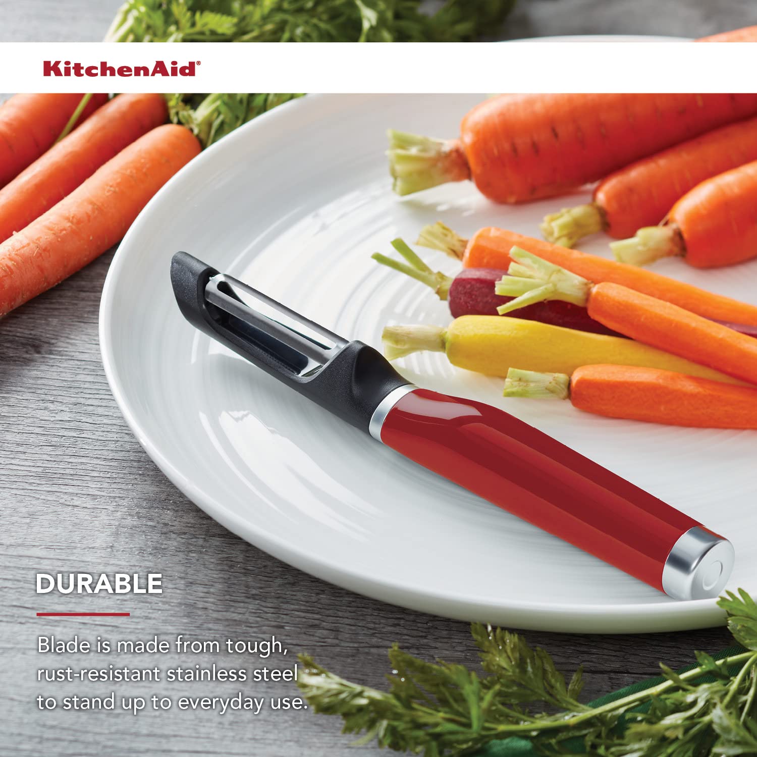 KitchenAid Classic Euro Peeler, One Size Red 2