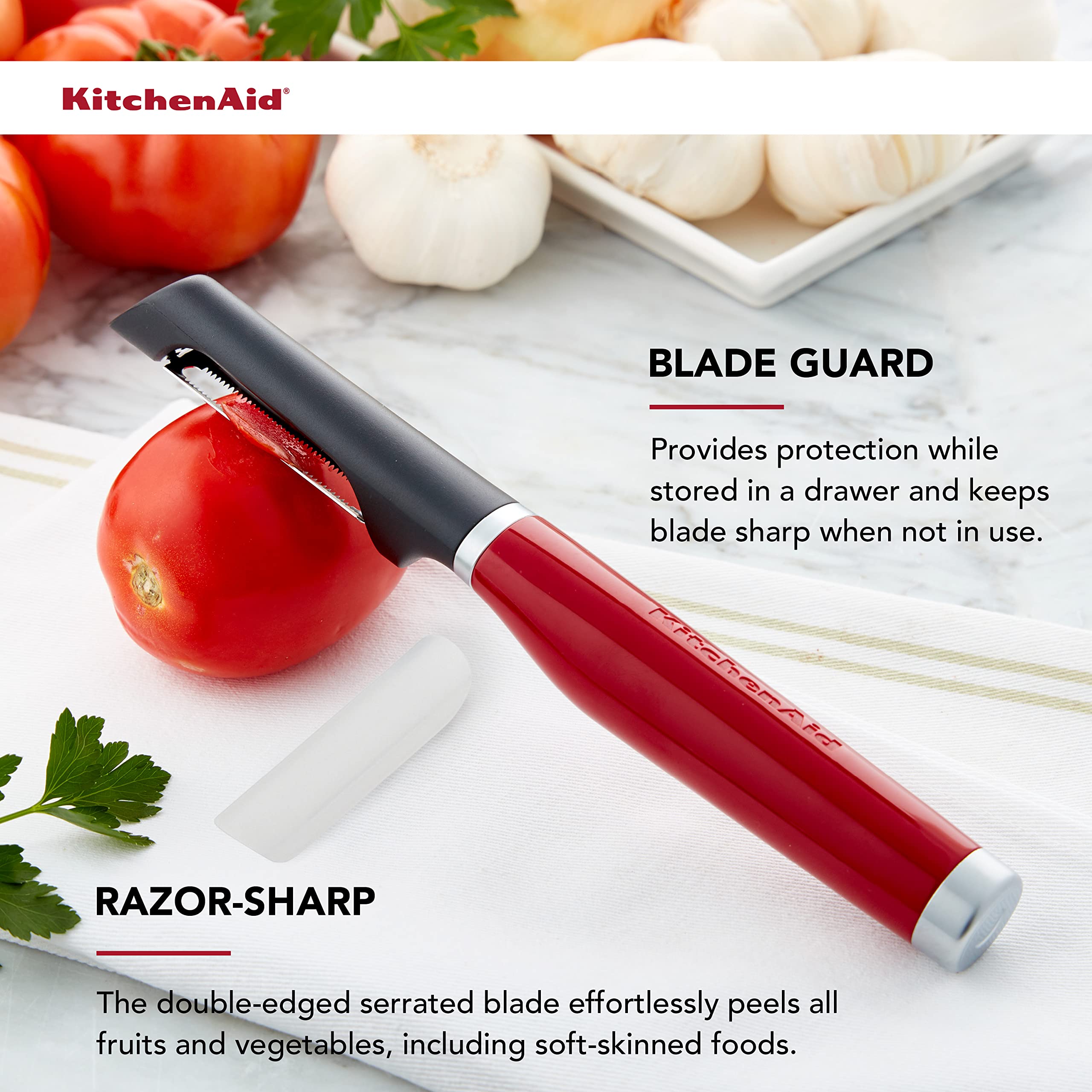 KitchenAid Classic Euro Peeler, One Size Red 2