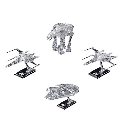 Bandai Hobby - Star Wars - The Last Jedi Clear Vehicle Set, Bandai Spirits VM Model Kit