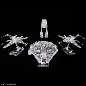 Bandai Hobby - Star Wars - The Last Jedi Clear Vehicle Set, Bandai Spirits VM Model Kit