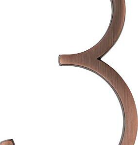 Distinctions by Hillman 844688 5-Inch Floating Mount House Bronze, Number 3