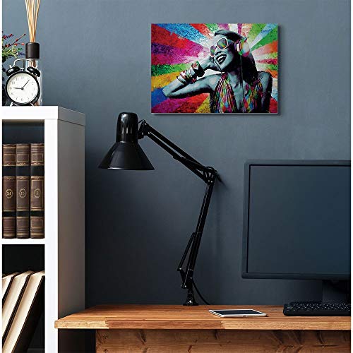 Stupell Industries Colorful Modern Music Rainbow Portrait Photo, Design by Artist Young and Proven Wall Art, 16 x 20, Canvas