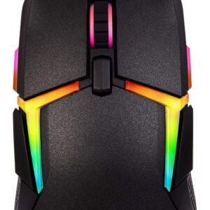 Thermaltake Level 20 RGB Gaming Mouse (GMO-LVT-WDOOBK-01), Black