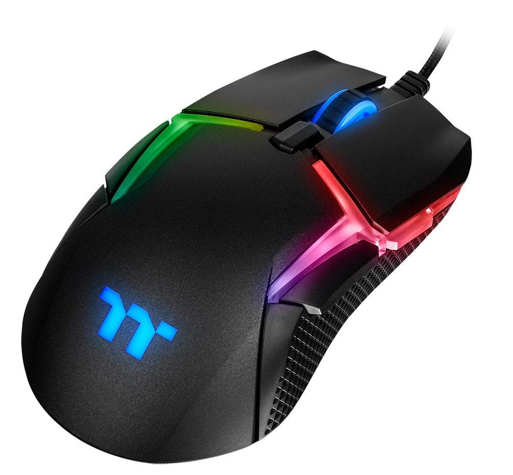 Thermaltake Level 20 RGB Gaming Mouse (GMO-LVT-WDOOBK-01), Black