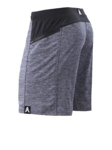 anthem athletics hyperflex 9 inch men's workout shorts - zipper pocket short for running, athletic & gym training - iron rhino grey g2 - x-large