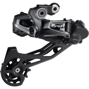 shimano grx rd-rx815 rear derailleur - 11-speed, long cage, black, with clutch, di2, for 1x and 2x