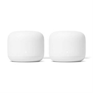 google nest wifi - home wi-fi system - wi-fi extender - mesh router for wireless internet - 2 pack