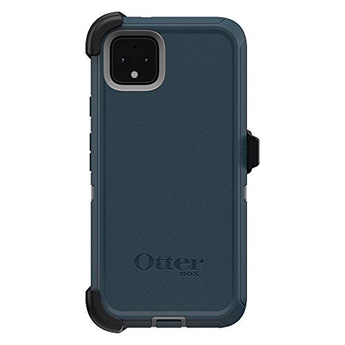 OtterBox Defender Series SCREENLESS Case Case for Google Pixel 4 XL - Gone Fishin (Wet Weather/Majolica Blue)