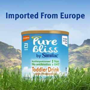 Similac Pure Bliss by Similac Toddler Drink with Probiotics,Starts with Fresh Milk from Grass-Fed Cows,Non-GMO Toddler Formula,24.7 ounces