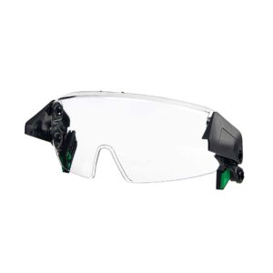 msa 10194820 v-gard h1 half-face spectacle - polycarbonate (pc), clear tint with antifog/antiscratch coating, contoured, resists impact & splash hazards, durable & replaceable hard hat accessory