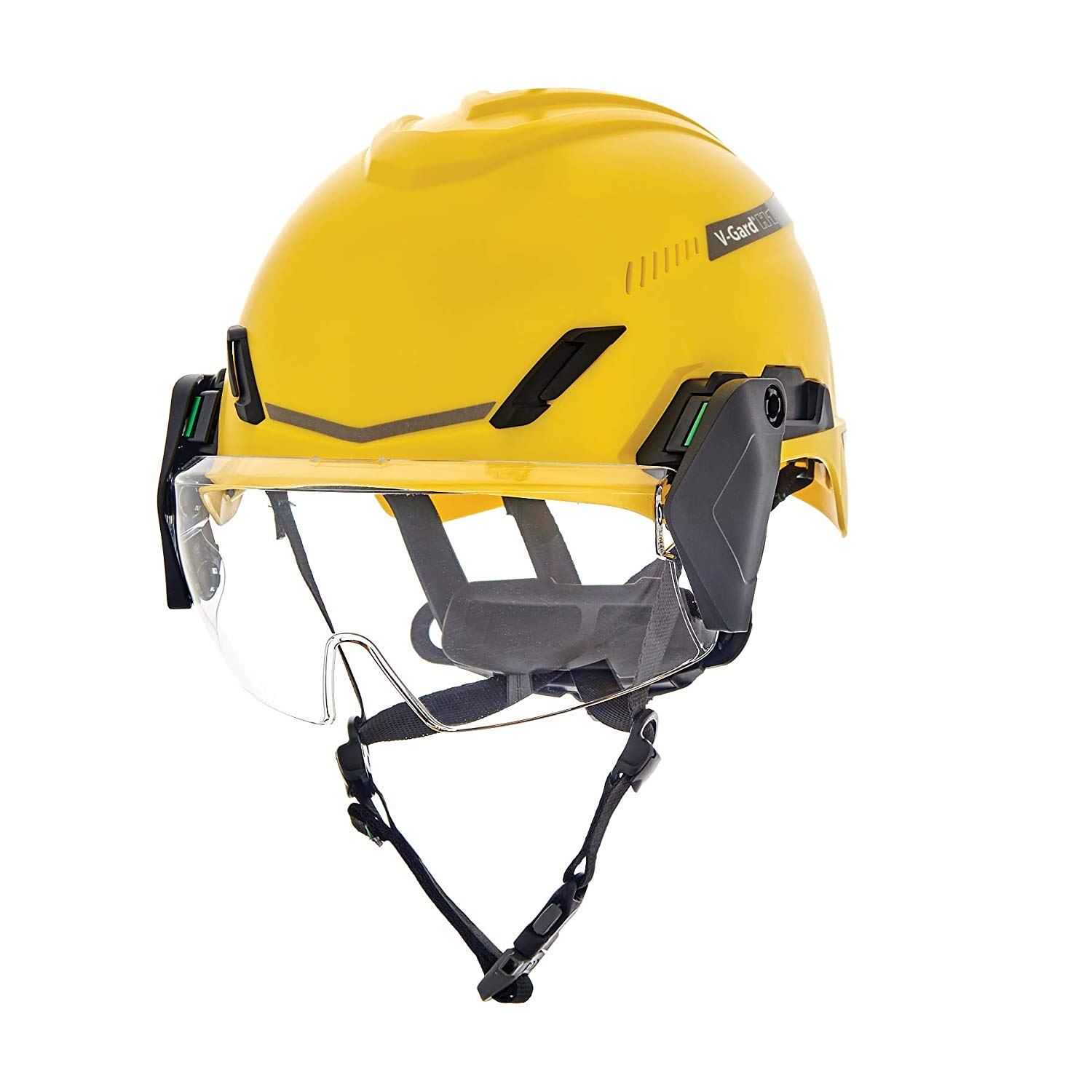 MSA 10194820 V-Gard H1 Half-Face Spectacle - Polycarbonate (PC), Clear Tint with Antifog/Antiscratch Coating, Contoured, Resists Impact & Splash Hazards, Durable & Replaceable Hard Hat Accessory