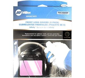 miller electric cover lens 6"x5-5/8" front infinity -1 pack of 5